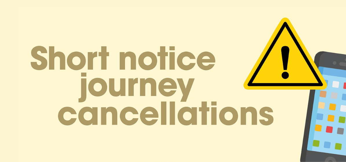 Short Notice Journey Cancellations - McGill's Scotland East